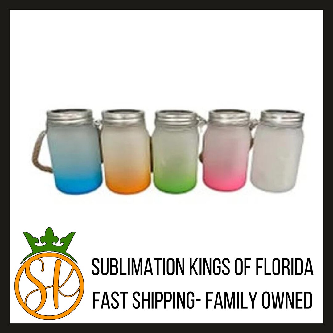 Sublimation Solar Powered Glass Lantern With Multicolored Lights ...