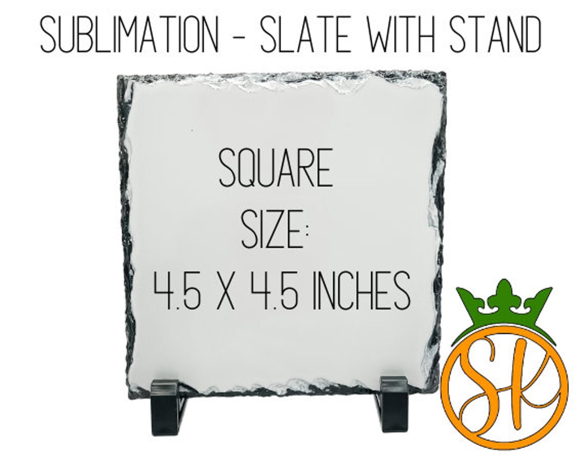 Sublimation Rock Slate Picture Glossy White Finish - Etsy