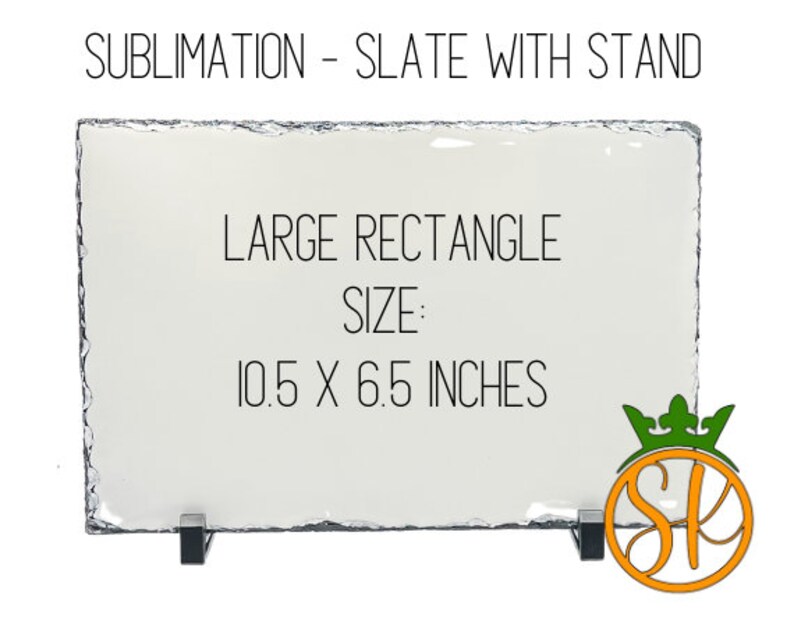 Sublimation Rock Slate Picture Glossy White Finish - Etsy