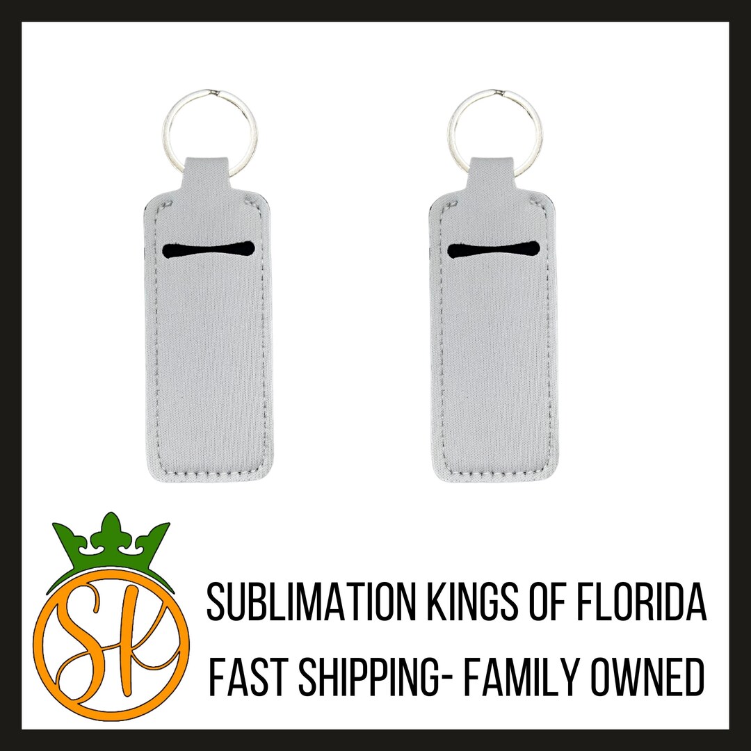 Sublimation Chapstick Keychain Holders | Neoprene | Sublimation Blanks ...