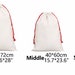 Blank Sublimation SANTA SACKS| Single Layer Santa Sack | Wholesale ...