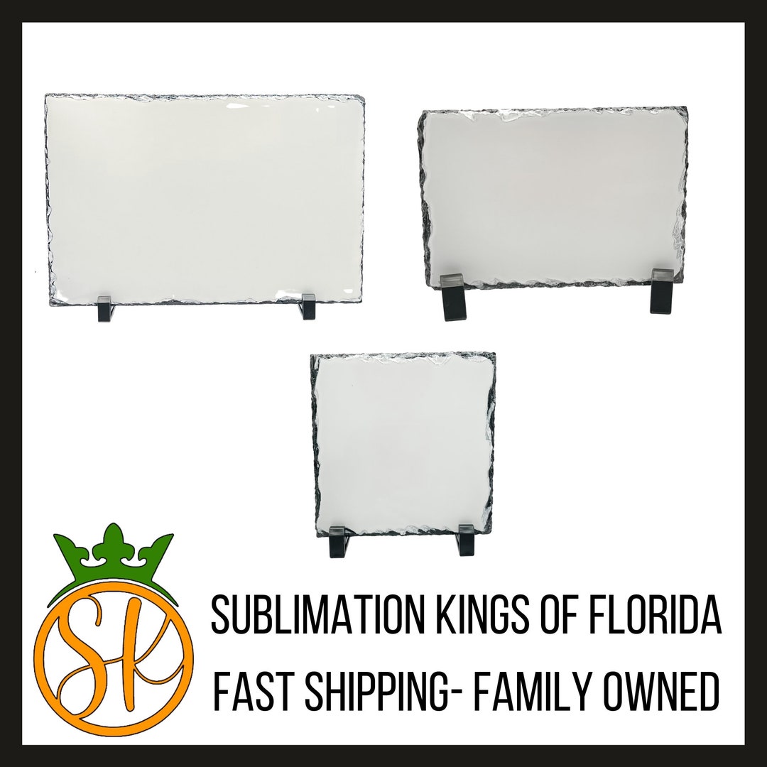 Sublimation Rock Slate Picture | Glossy White Finish | Sublimation ...