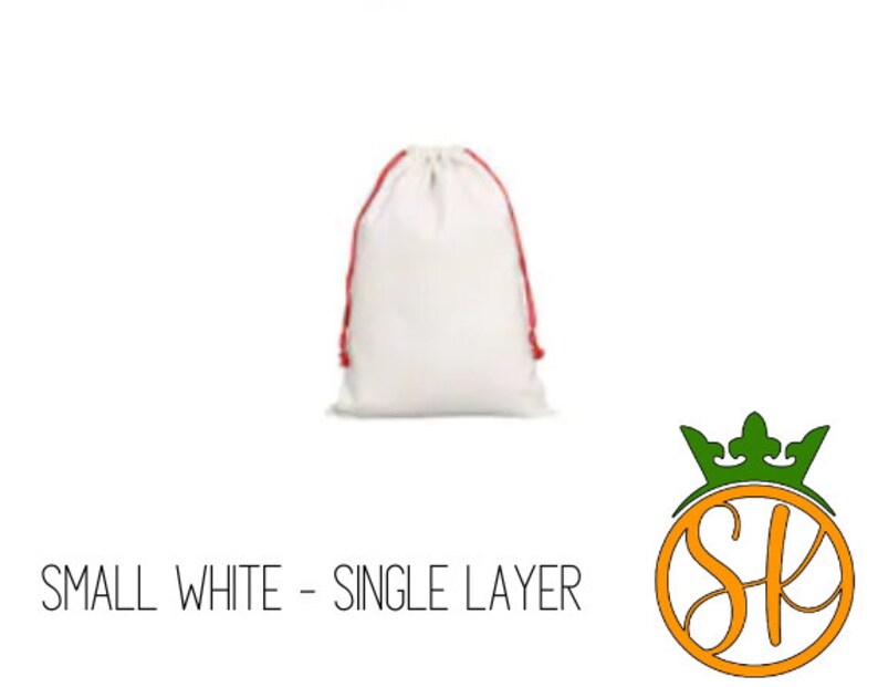 Blank Sublimation SANTA SACKS| Single Layer Santa Sack | Wholesale ...