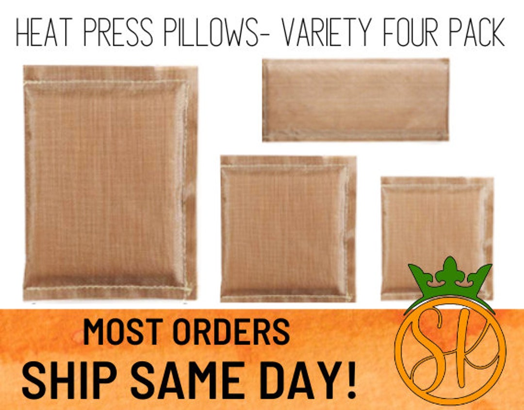 Four Pack Heat Press Pillows Accessories Heat Resistant 1/2 Inch High ...