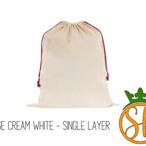 Blank Sublimation SANTA SACKS| Single Layer Santa Sack | Wholesale ...