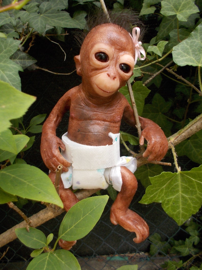 Mini Monkey Milu - Etsy UK