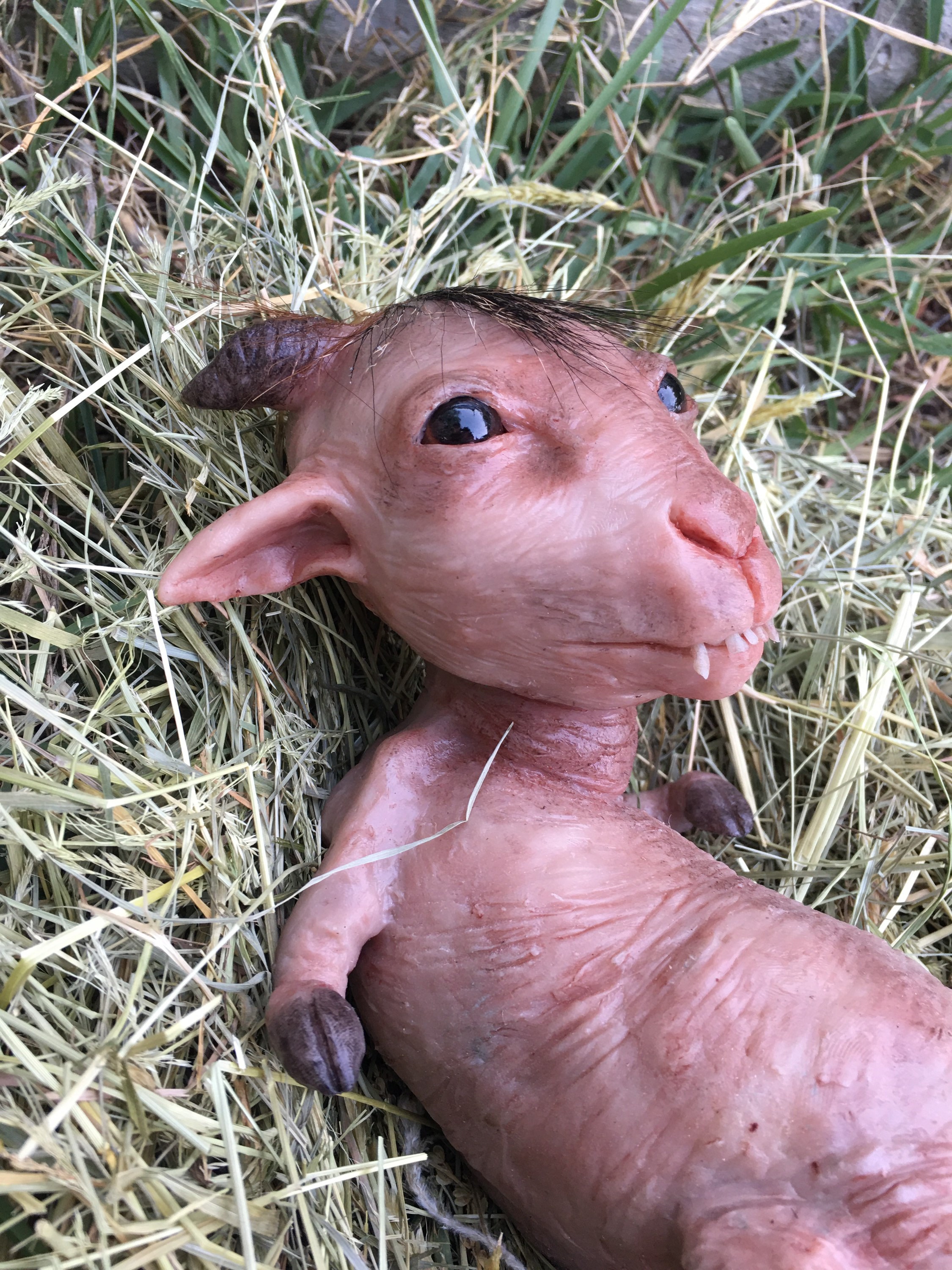 Hybrid Goat Duck Silicone Sculpture, Handmade Fantasy Animal Art ...