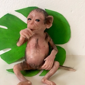 Mini Monkey Capuchin. Silicone - Etsy