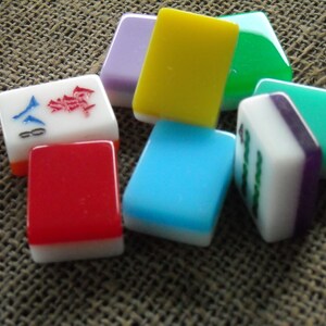 8 Double Layer Mahjong - Mahjong Crafts - Mahjong Tiles for Crafts ...