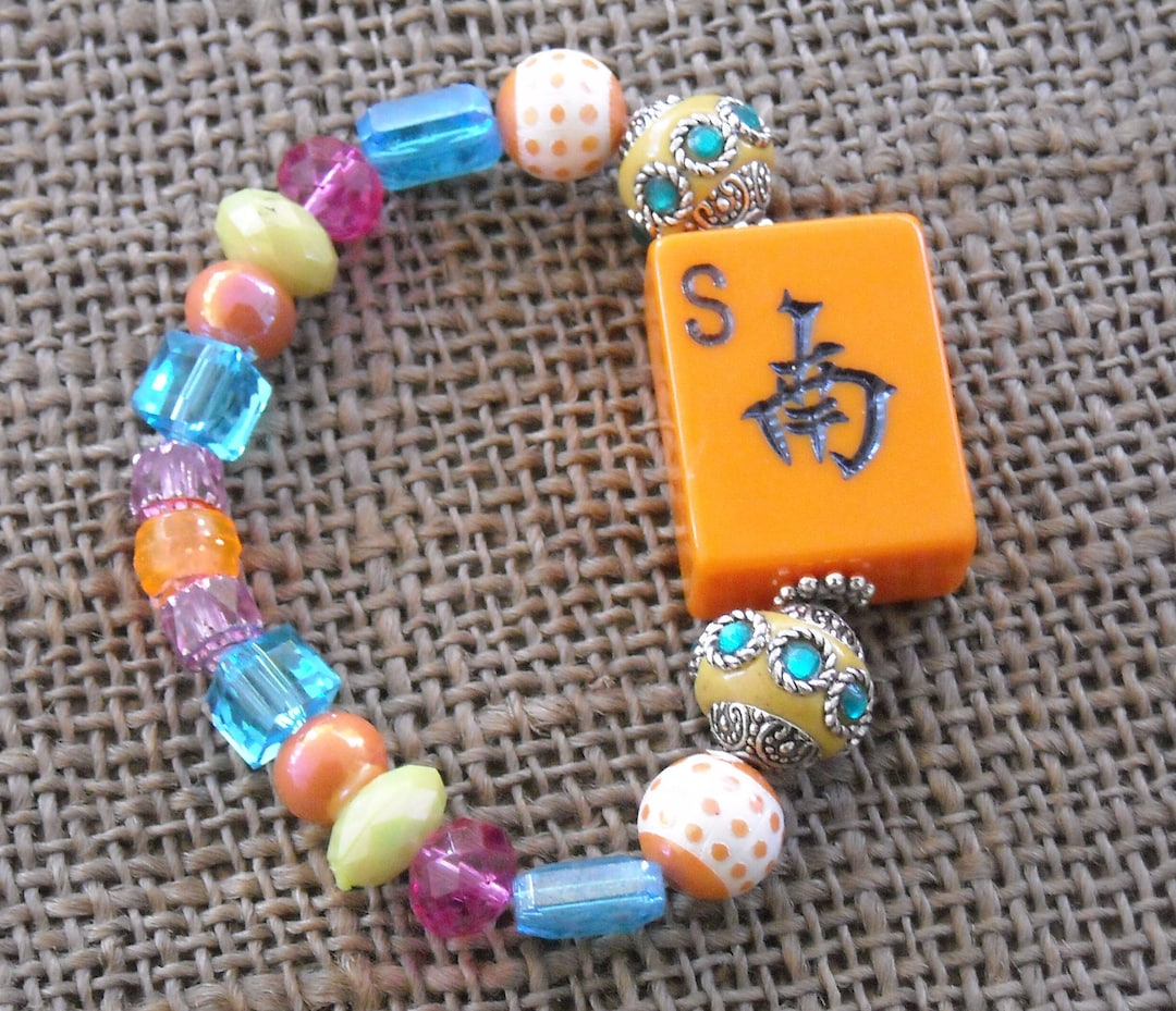 Mahjong Bracelet - Mahjong Jewelry - Free Shipping - Mahjong Gift - Etsy
