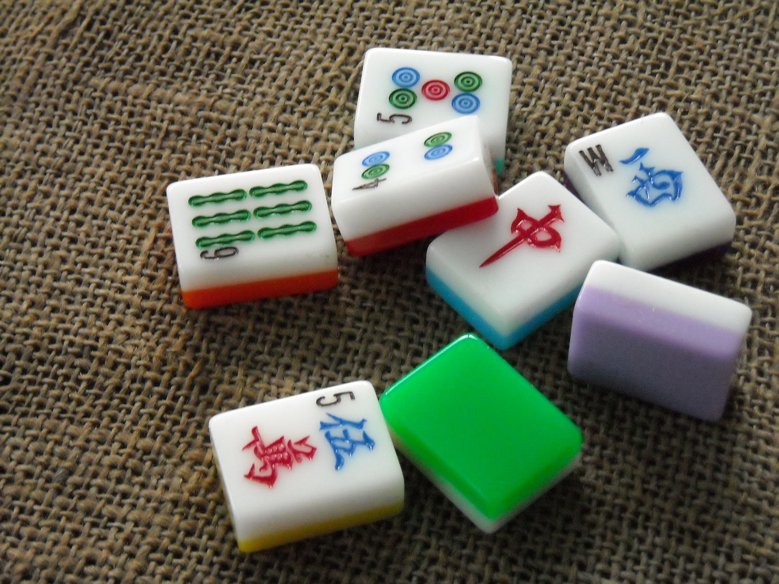 8 Double Layer Mahjong Mahjong Crafts Mahjong Tiles for | Etsy