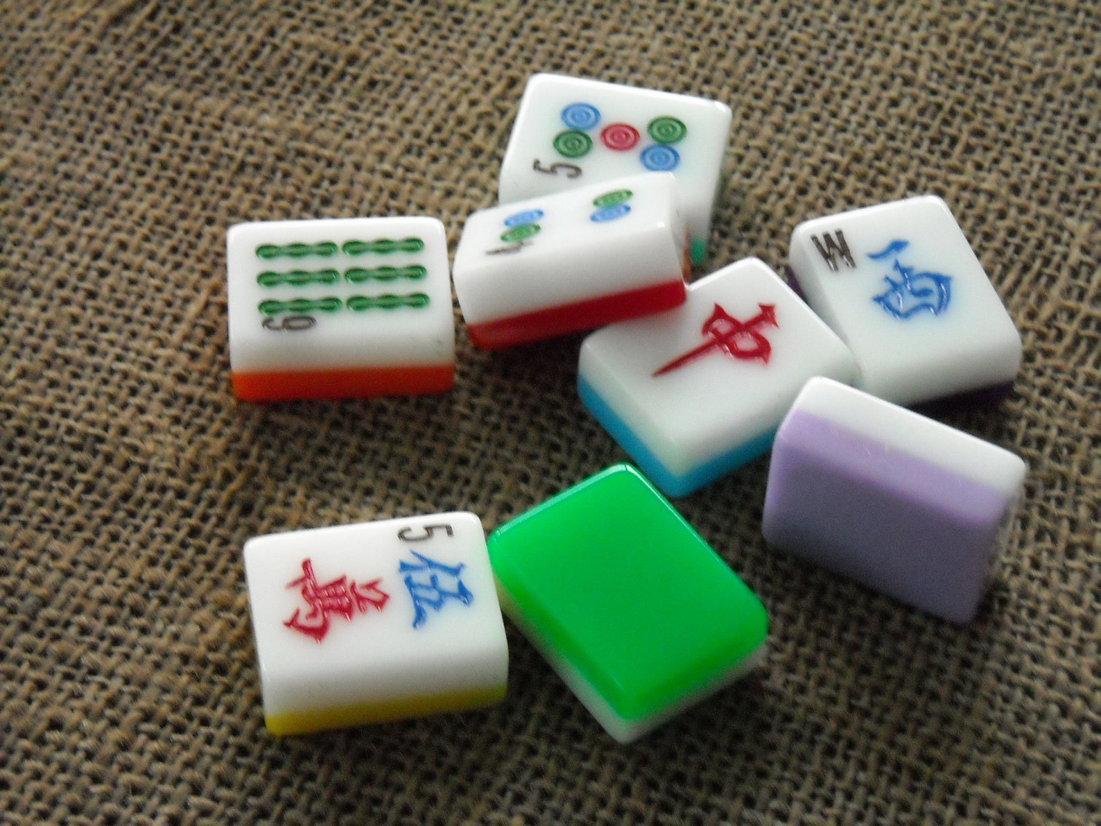 8 Double Layer Mahjong Mahjong Crafts Mahjong Tiles for | Etsy