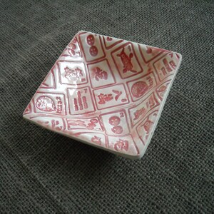 Mahjong Bowl - Mahjong Dish - Mahjong Pottery - Mahjong Gift - Mahjongg ...