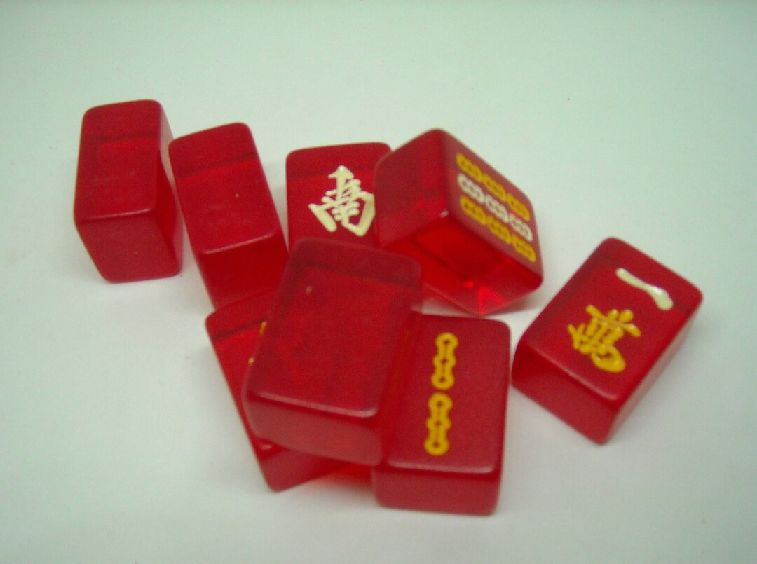 8 Mahjong Tiles, Transparent Mahjong Tiles, Mahjong Supplies, Mahjong ...