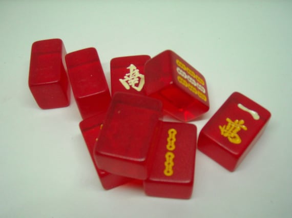8 Mahjong Tiles Transparent Mahjong Tiles Mahjong Supplies | Etsy