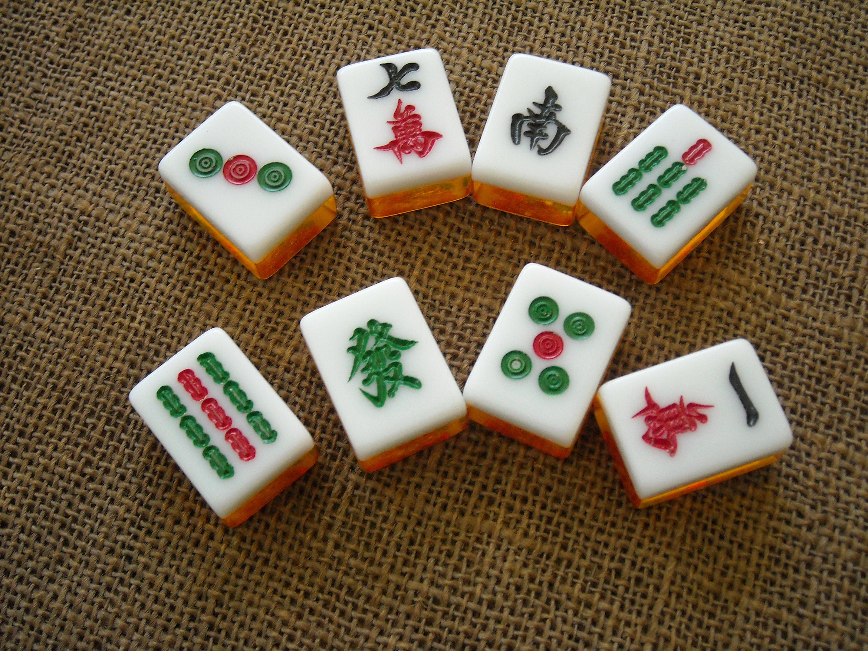 8 Large Mahjong Tiles Mahjong Tiles for Crafts Mahjong - Etsy Hong Kong