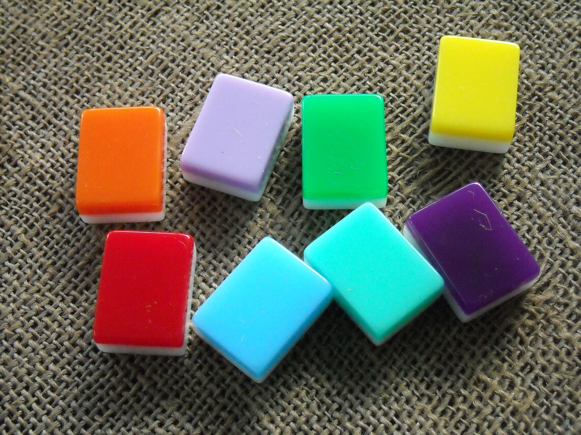 8 Double Layer Mahjong Mahjong Crafts Mahjong Tiles for | Etsy