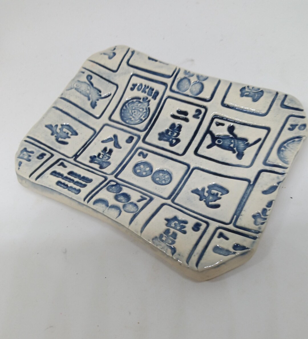 Mahjong Soap Dish - Mahjong Dish - Mahjong Spoon Rest - Sushi Dish ...