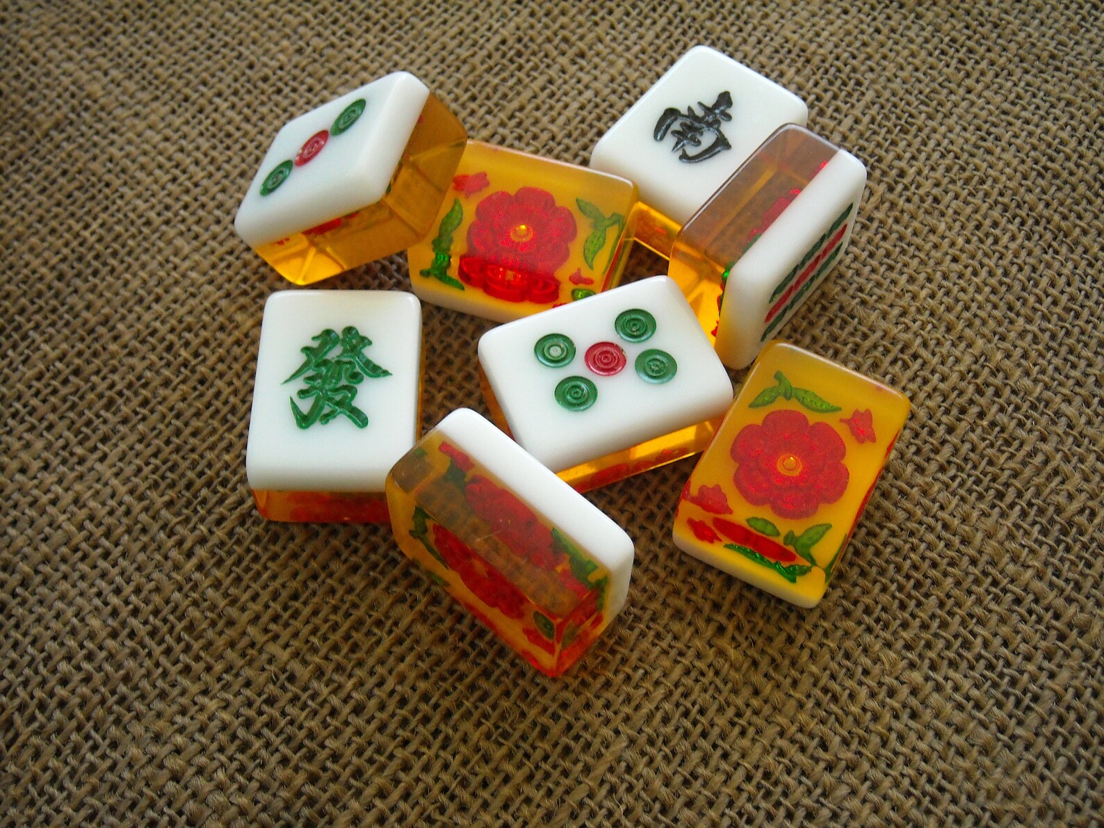 8 Large Mahjong Tiles Mahjong Tiles for Crafts Mahjong | Etsy