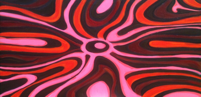 SCREAM, Psychedelic, Psychedelic Art, ORIGINAL ART, Trippy Wall Art ...