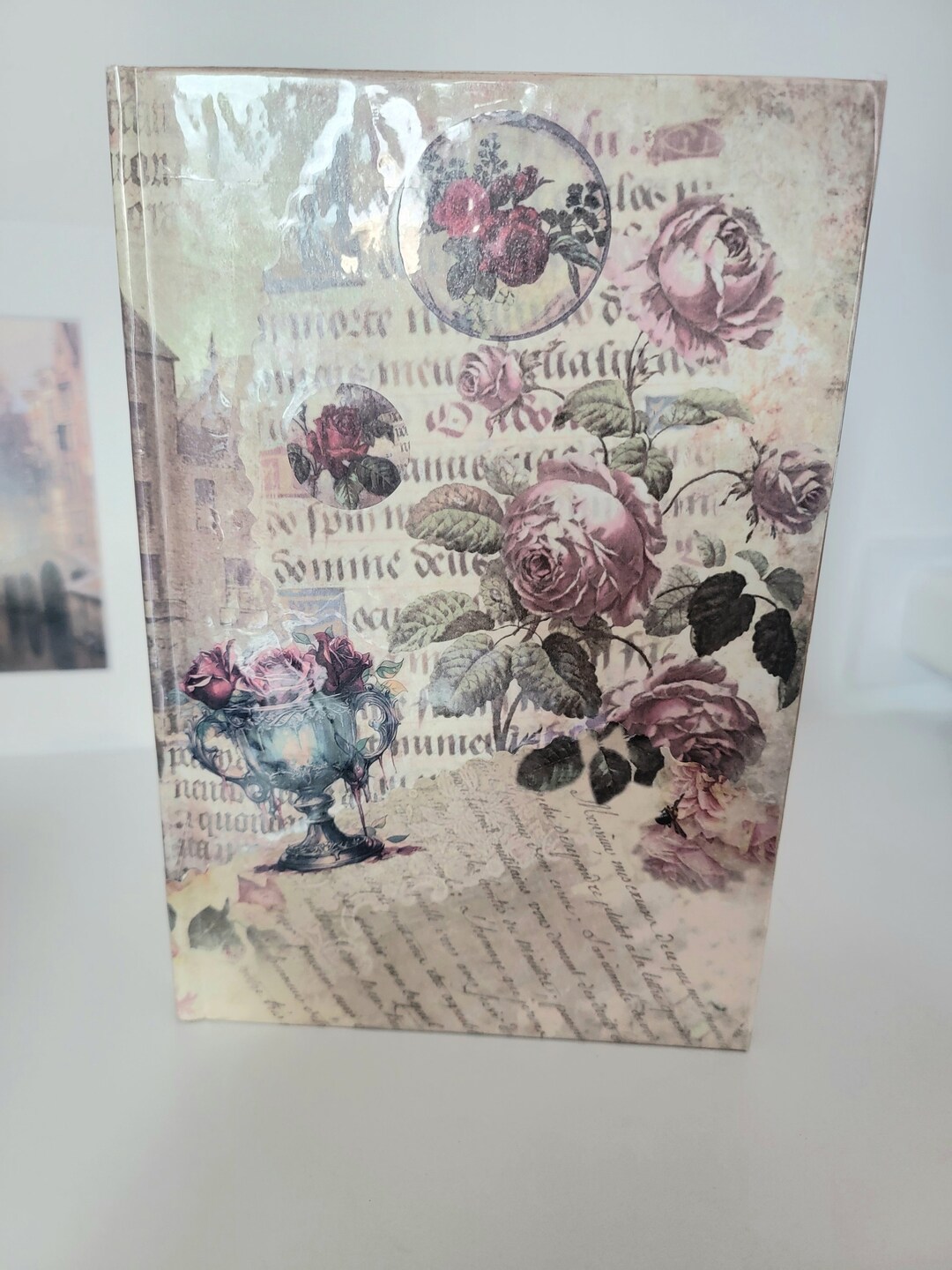 Hard Cover A5 Blank Page Journal, Sketch Book, Inside Folders Item 011 ...