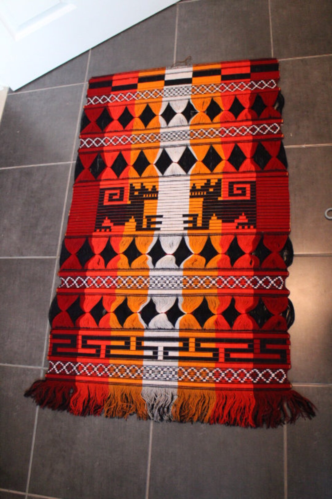 Aztec Wall Hanging Macrame Wall Hanging Tribal Wall Decor - Etsy