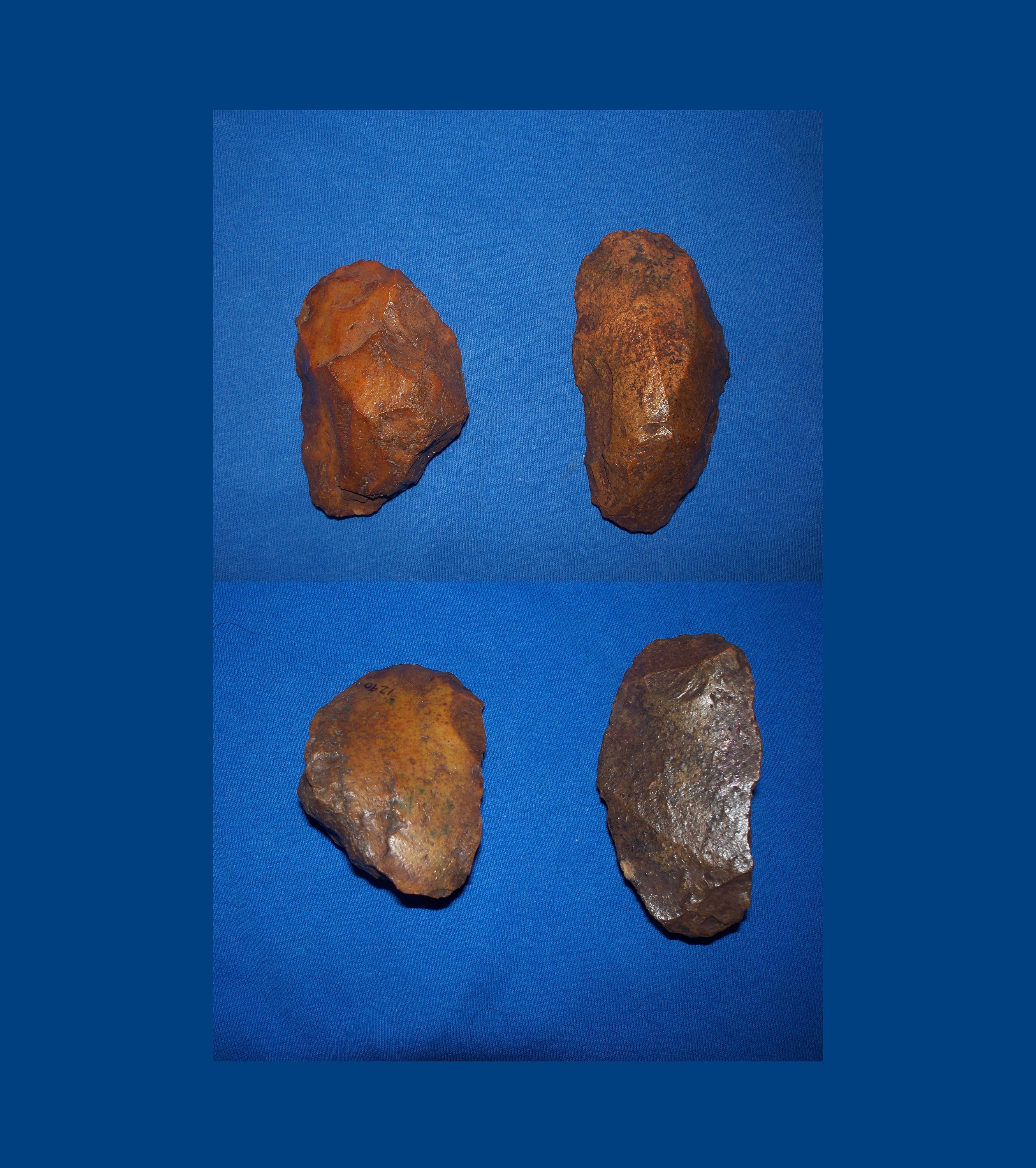 Two Native American Paleolithic Scrapers #2302 - Etsy