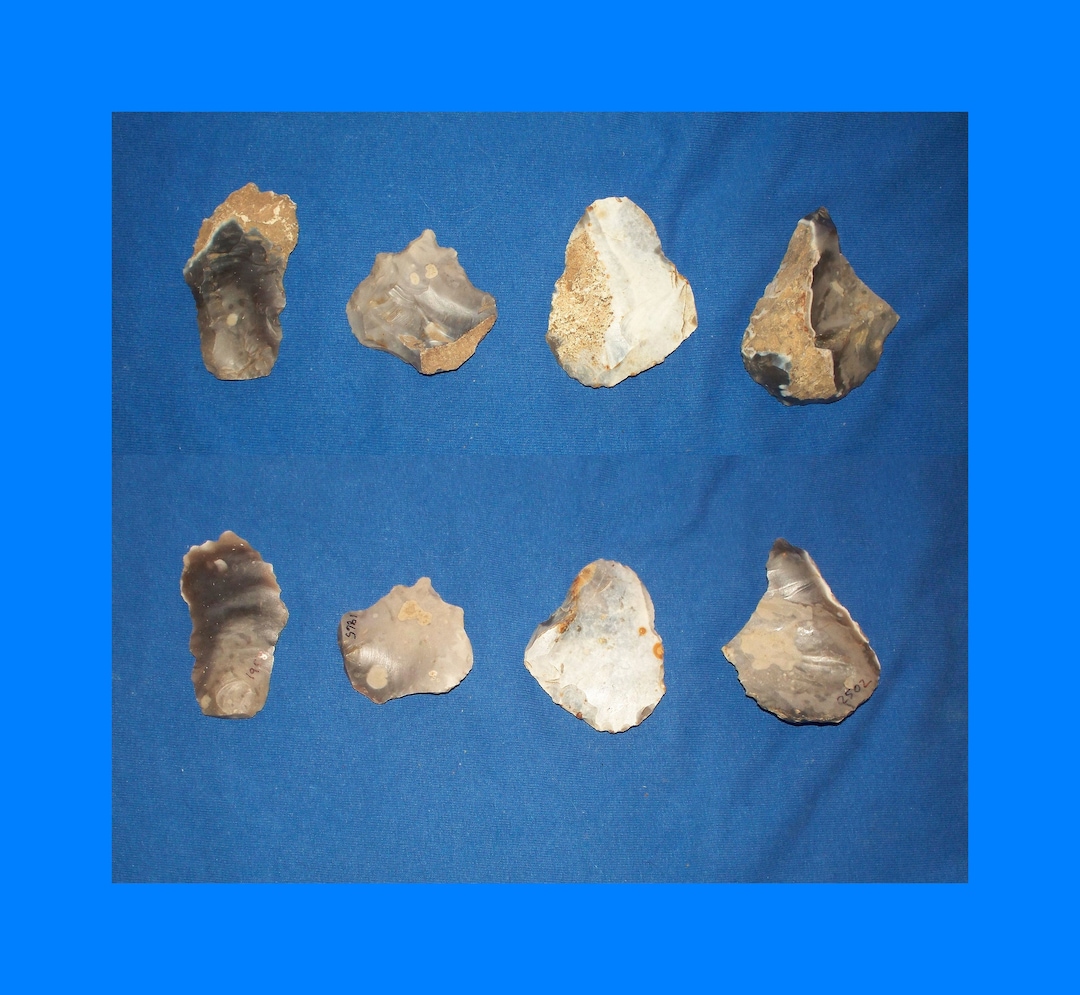 Four Neolithic Flake Tools #2301 - Etsy