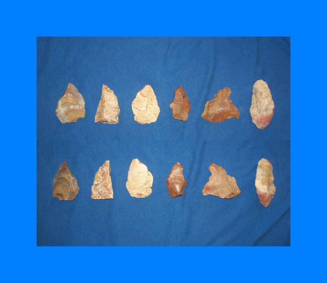 Six Various Archaic Period Native American Tools #3158 - Etsy