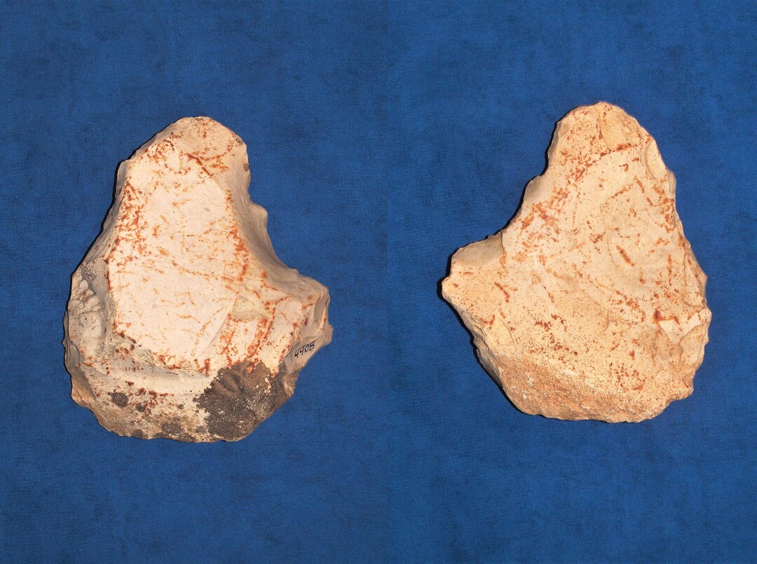 Early Neanderthal or Lower Paleolithic Cleaver on a Clactonian Flake ...