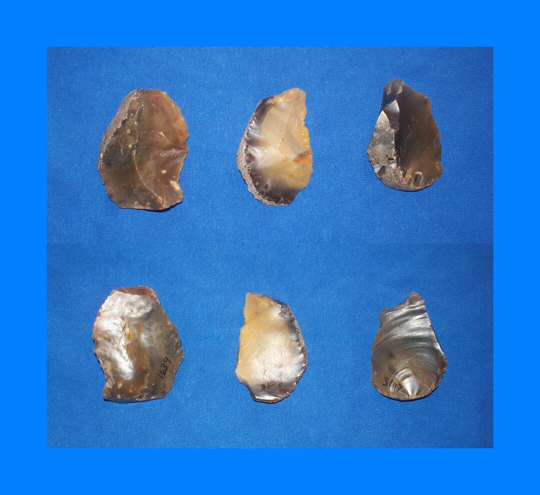 Three English Mesolithic Scrapers #3107 - Etsy