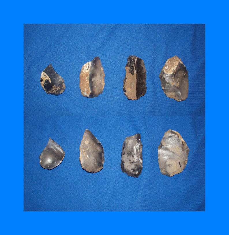 Four Neolithic or Mesolithic Scrapers #3016 - Etsy