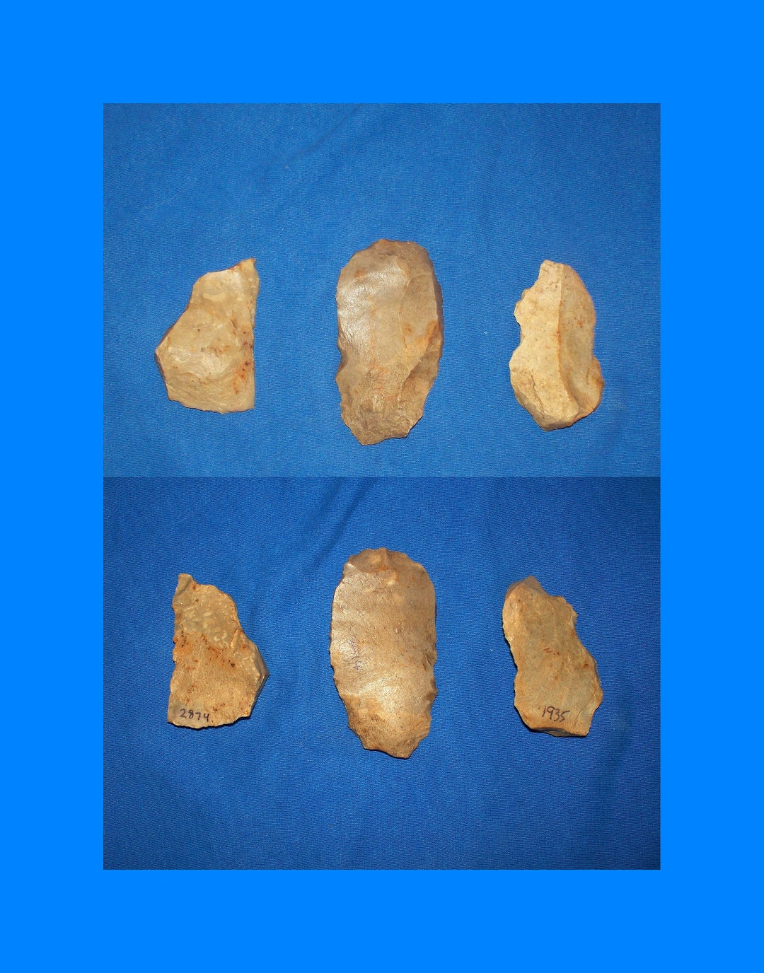 Three Neanderthal Multi-tools on Flakes #2874 - Etsy