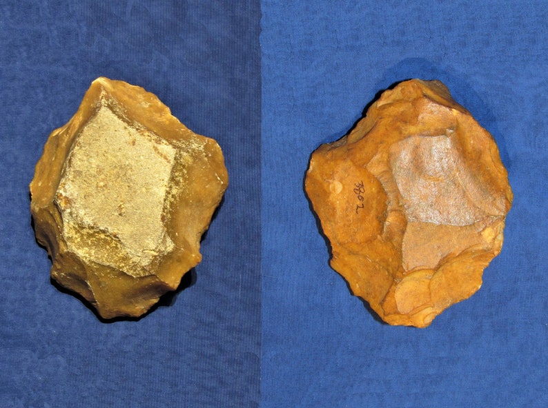 Middle Paleolithic Neanderthal Chopper on a Core #3802 - Etsy