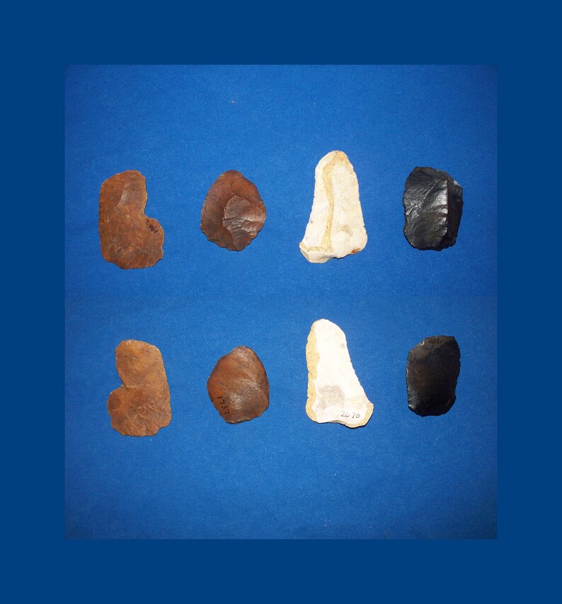 Four Native American Paleolithic Blades #2070 - Etsy