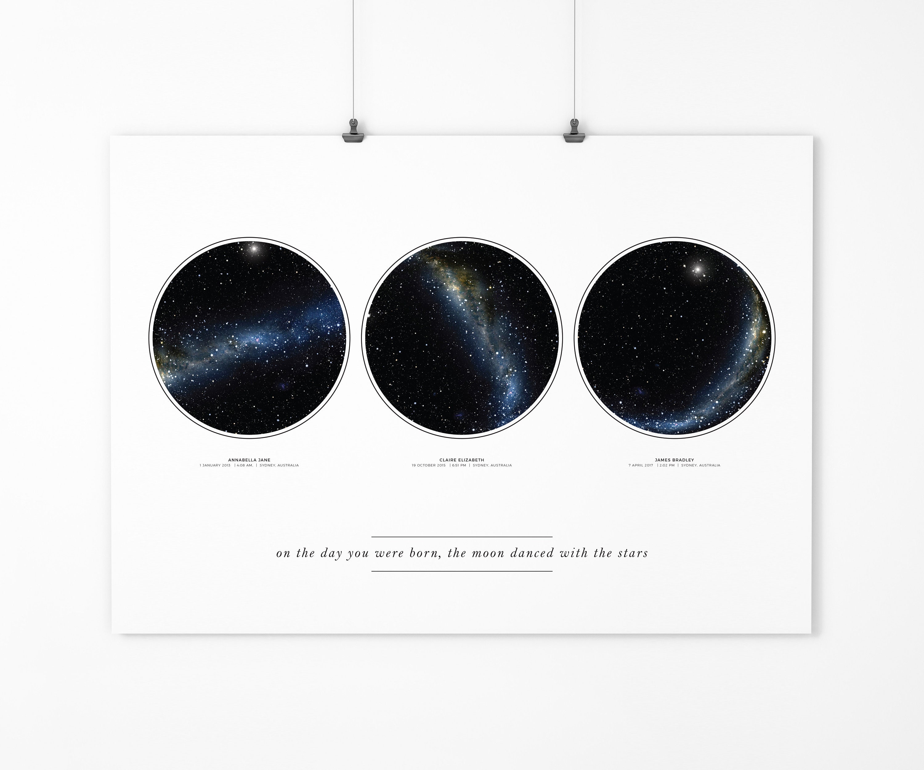 Personalized Star Map | Night Sky Print | Custom Star Chart | Star Map ...