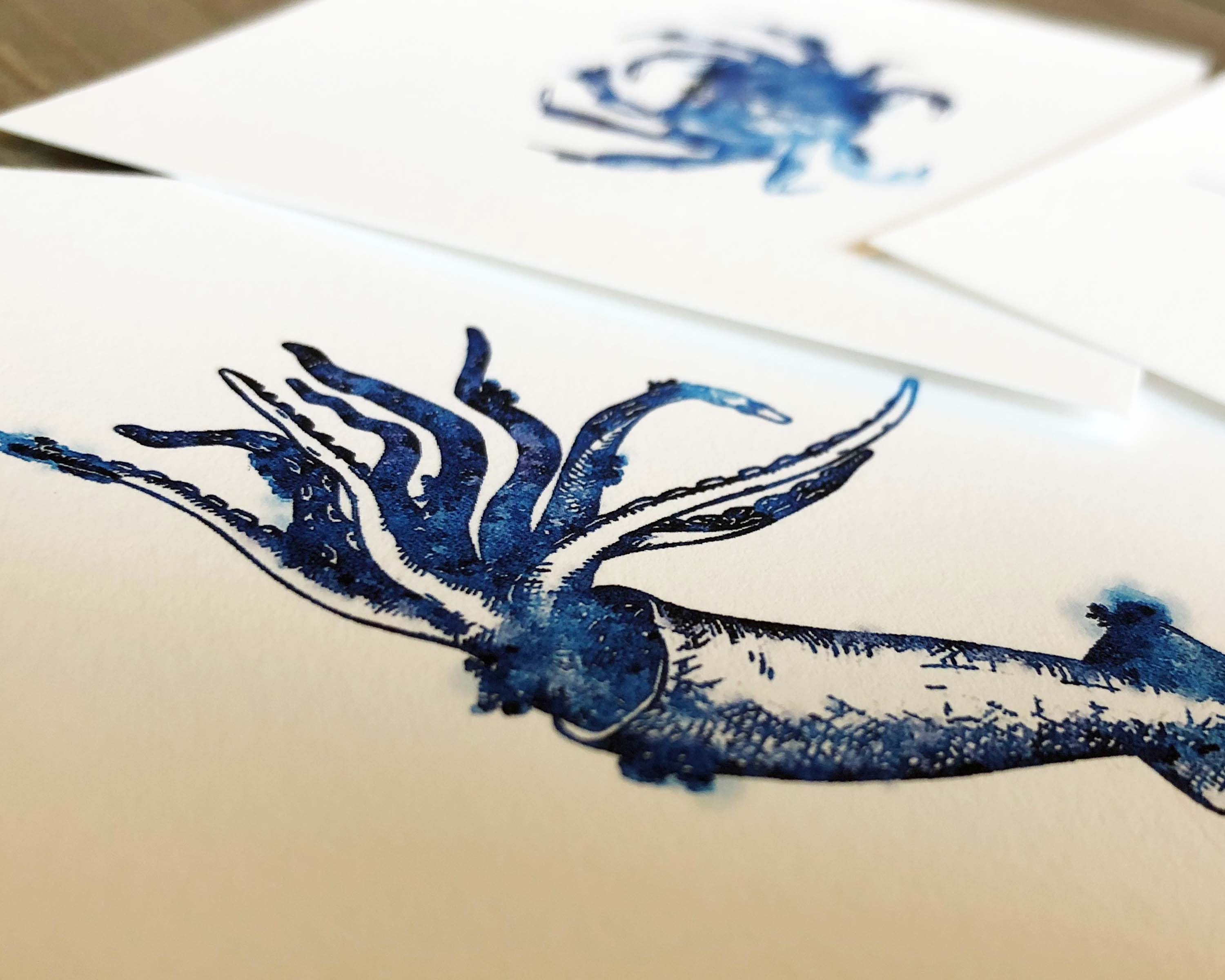 Nautical Art Print Set | Watercolor Marine Coastal Wall Art | Beach ...