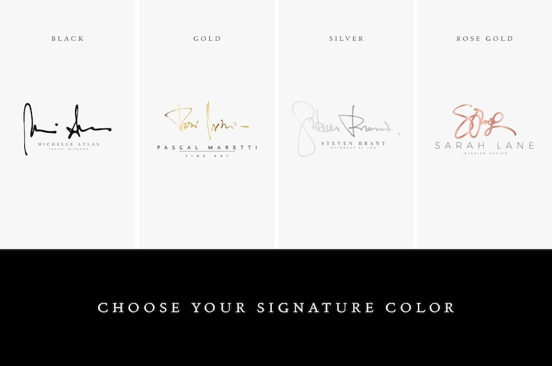 Custom Logo Design - Handwritten Logo - Signature Logo - Photography ...