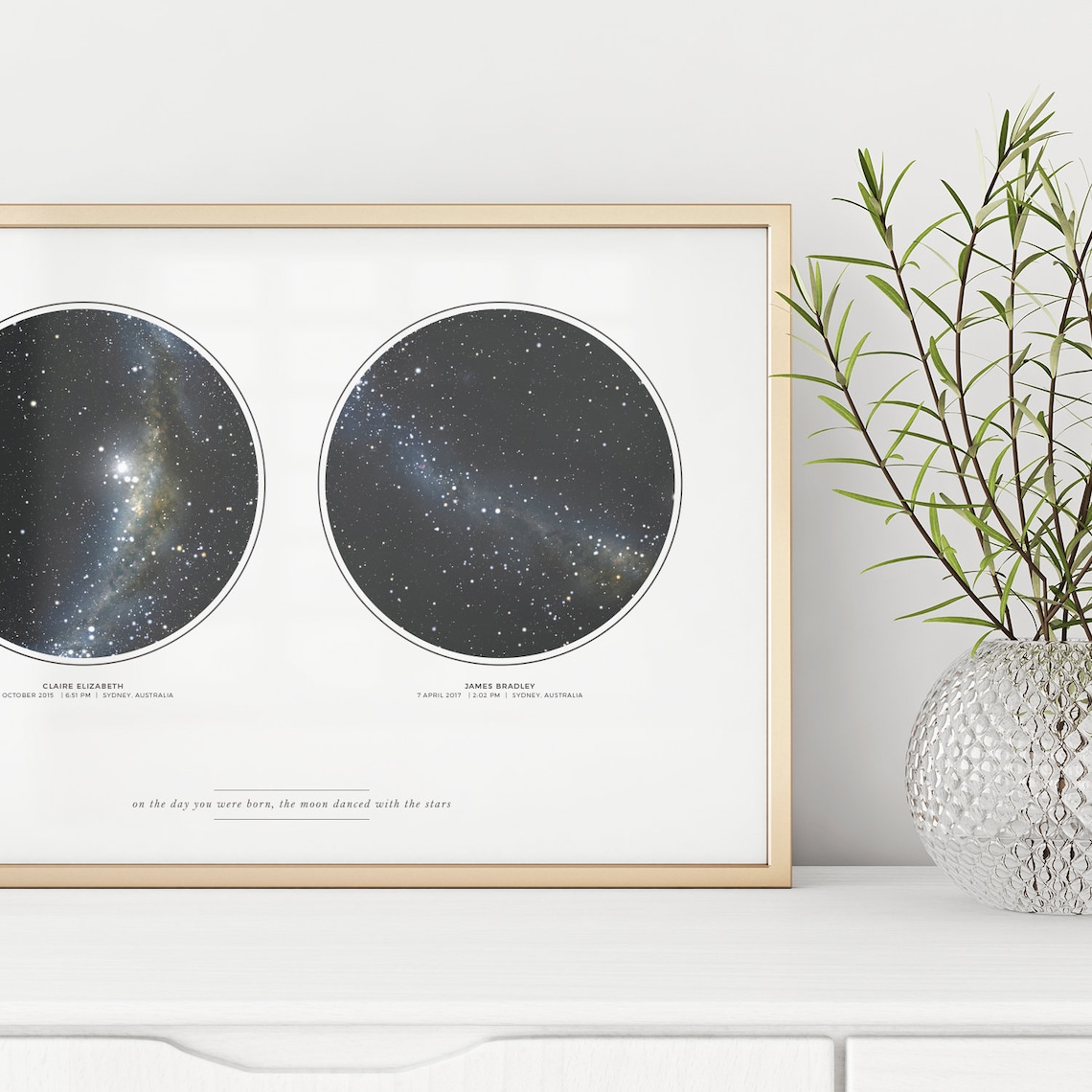 Personalized Star Map | Night Sky Print | Custom Star Chart | Star Map ...