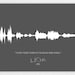 Custom Sound Wave Art Print - Voice Wave - Personalized Valentine's Day ...
