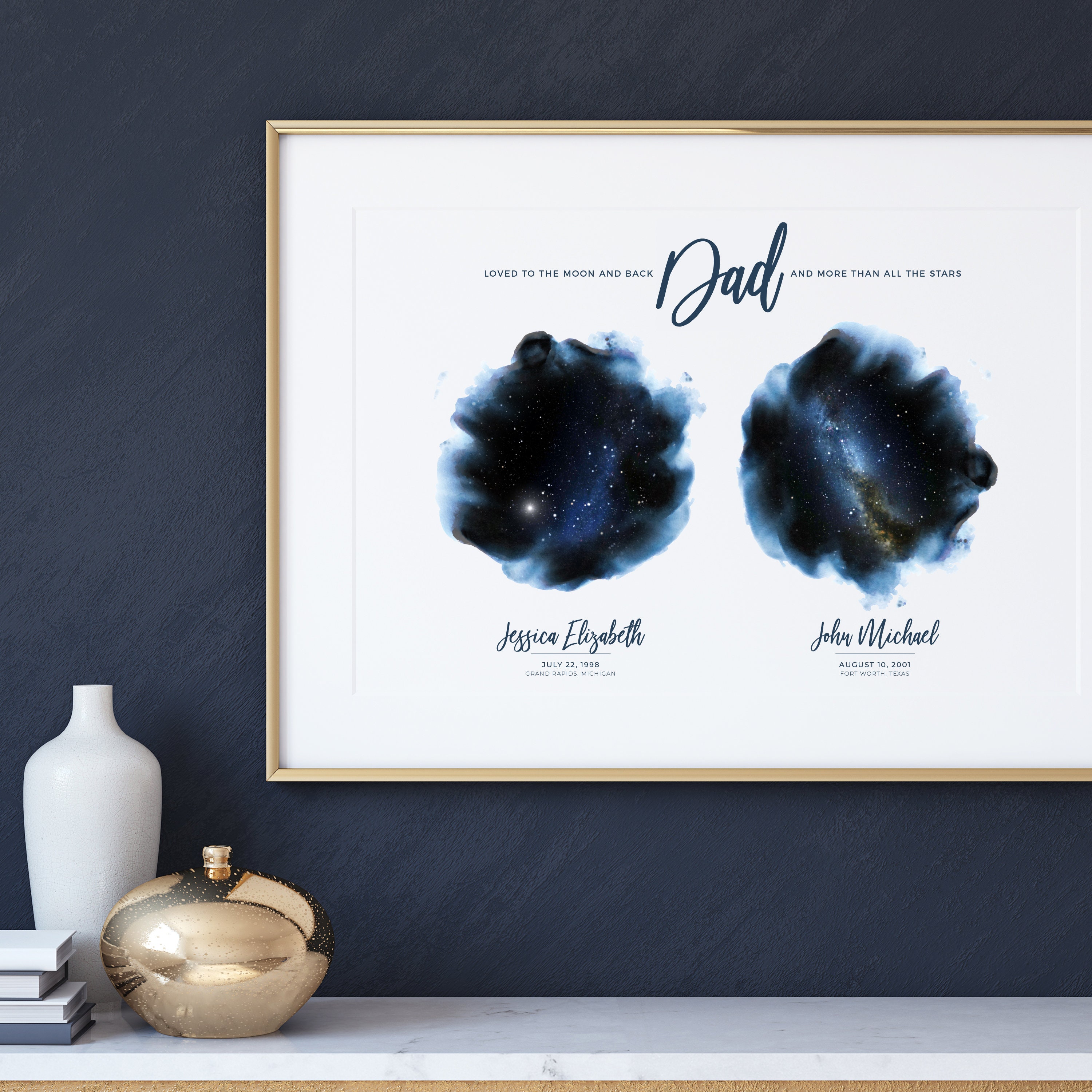 Personalized Star Map Gift | Night Sky Print | Custom Star Chart | Star ...