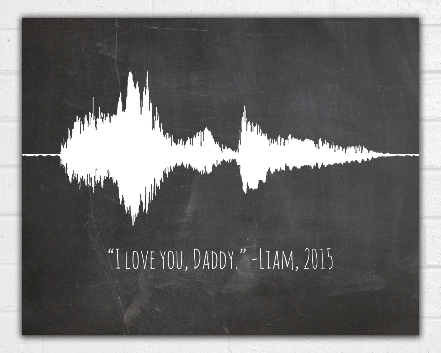 Custom Sound Wave Art Print Voice Wave Choose Your Colors - Etsy