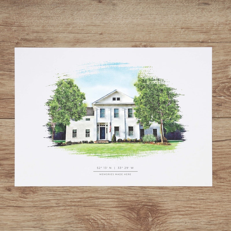 Home Portrait - Etsy