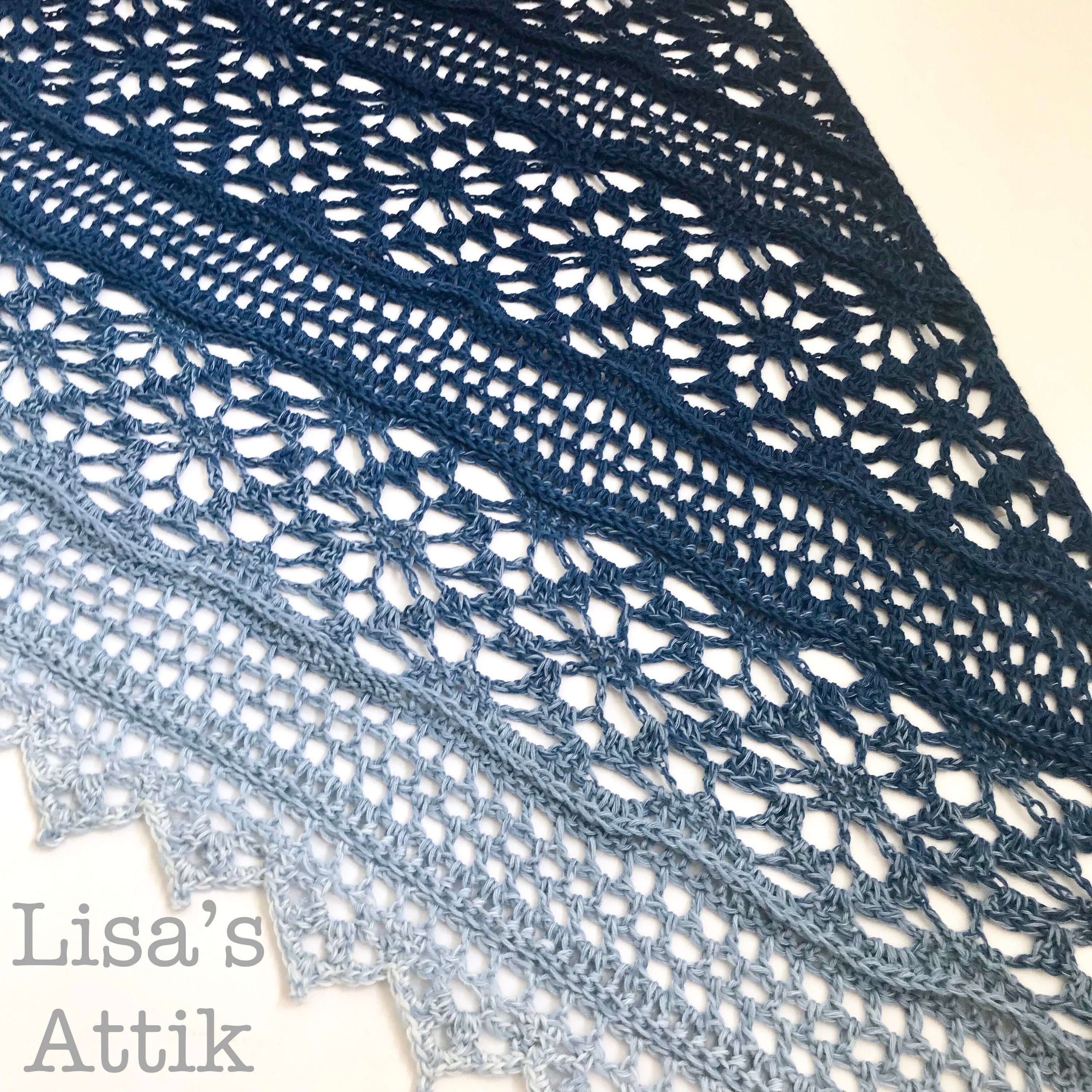 Rainforest Retreat Crochet Shawl PDF Pattern Digital | Etsy