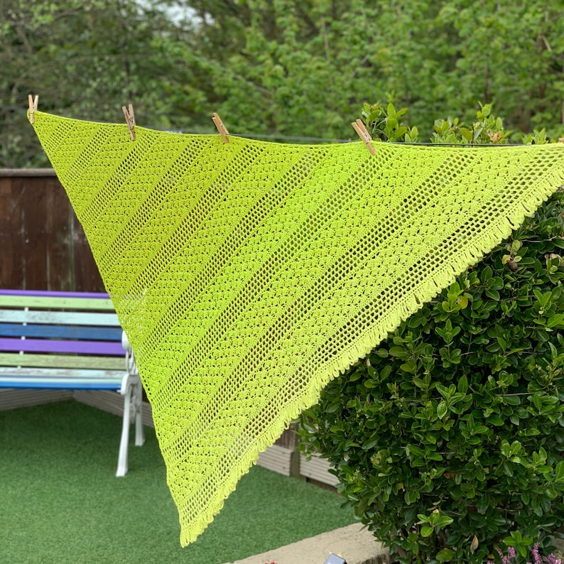 Make Lemonade Crochet Shawl/wrap PDF Pattern Download - Etsy