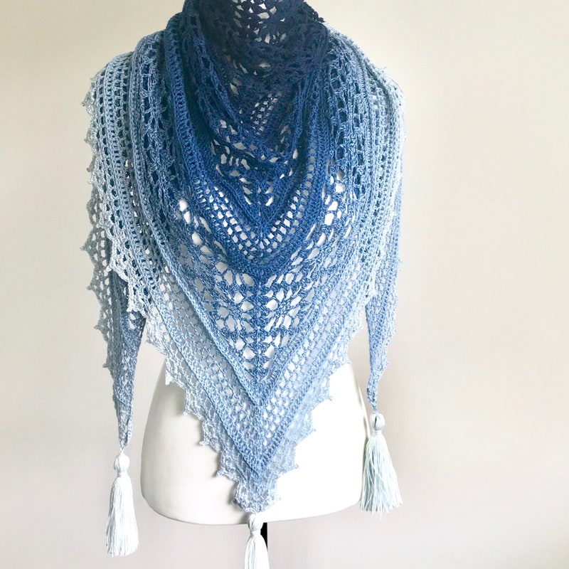 Crochet Shawl Tunisian - Etsy