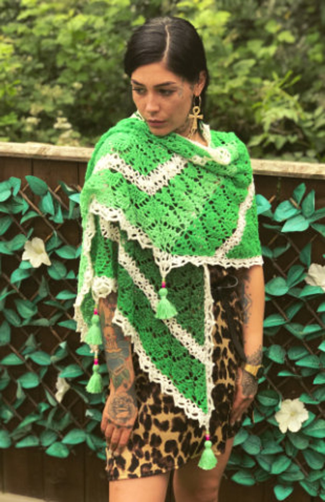 Afternoon Tea Wrap - Crochet Shawl PDF Pattern Digital Download - Etsy