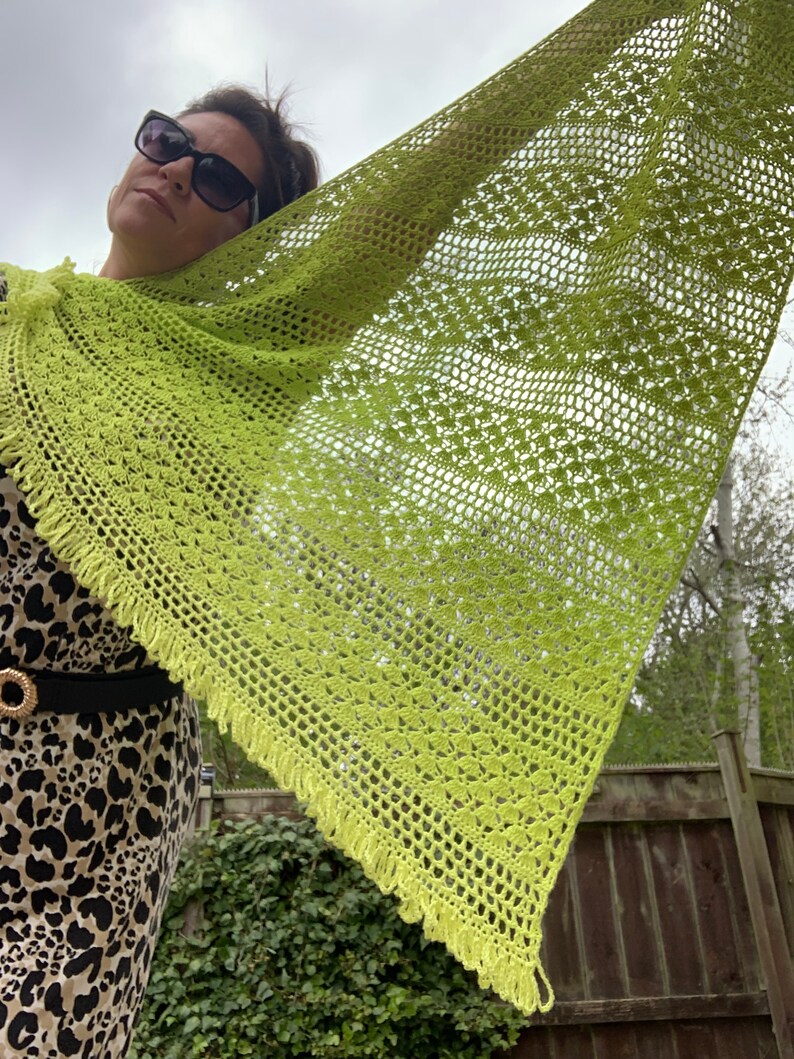 Make Lemonade Crochet Shawl/wrap PDF Pattern Download - Etsy