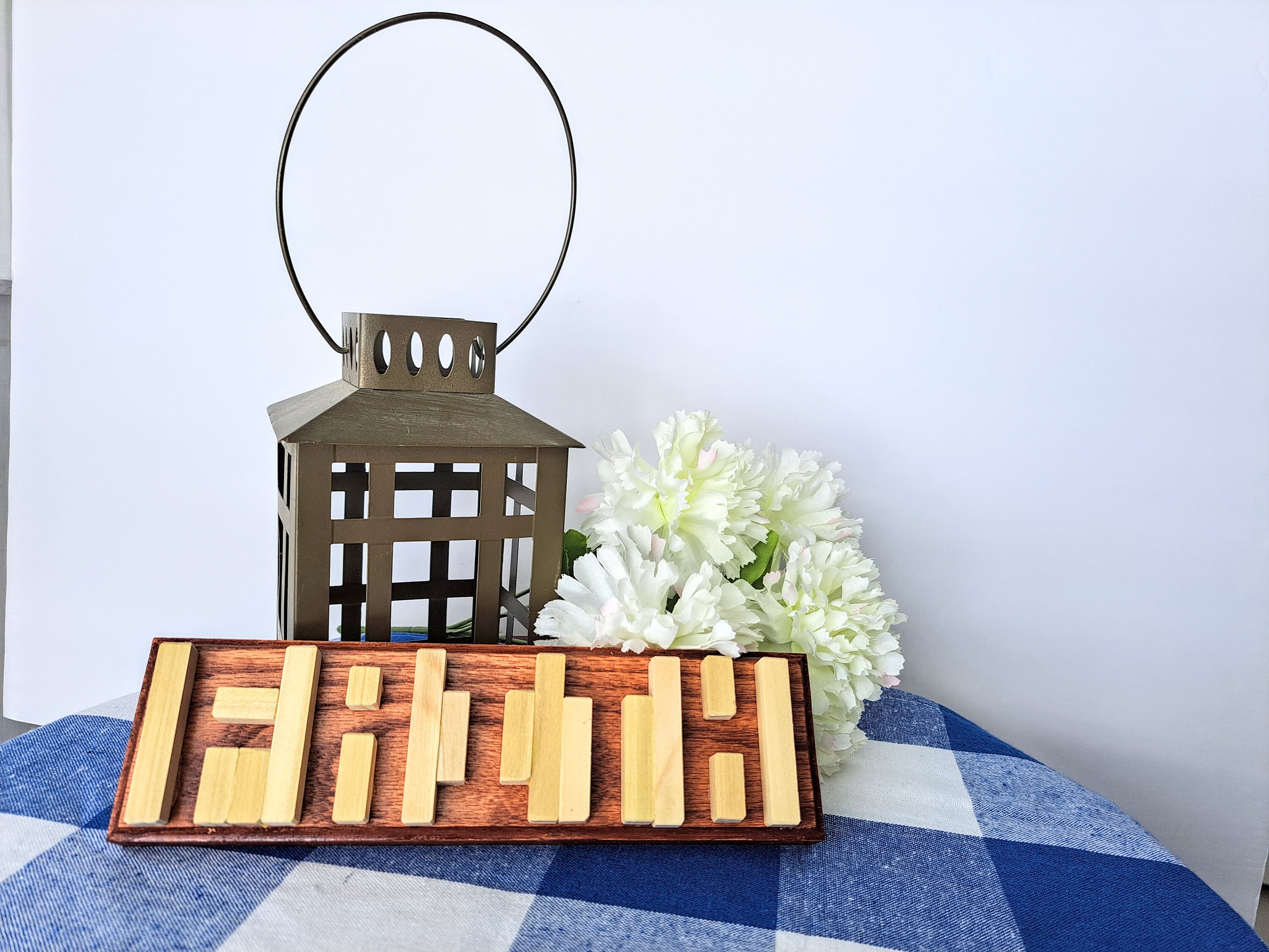 Faith Plaque Optical Illusion Sign Jesus Plaque Optical - Etsy