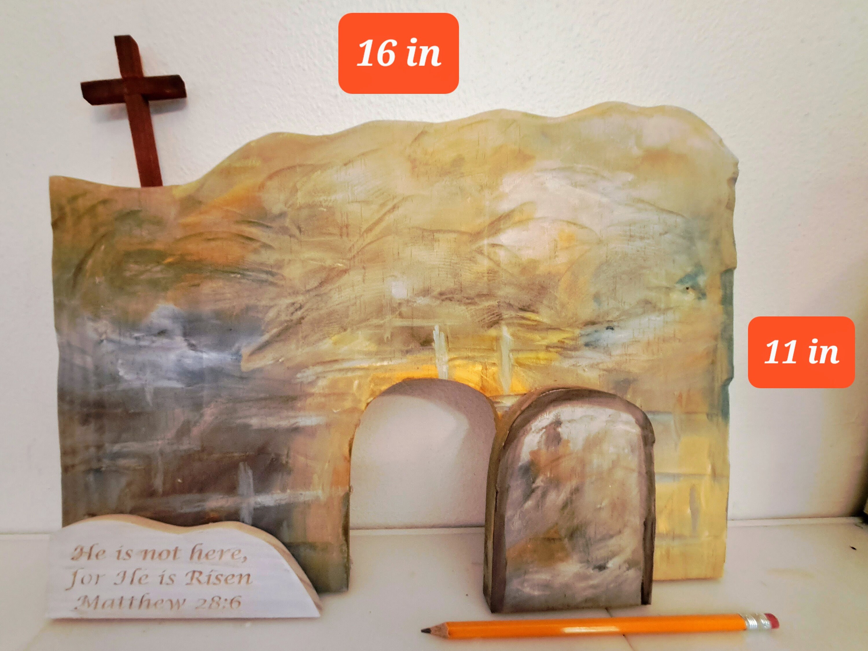 Easter Empty Wooden Tomb - Etsy